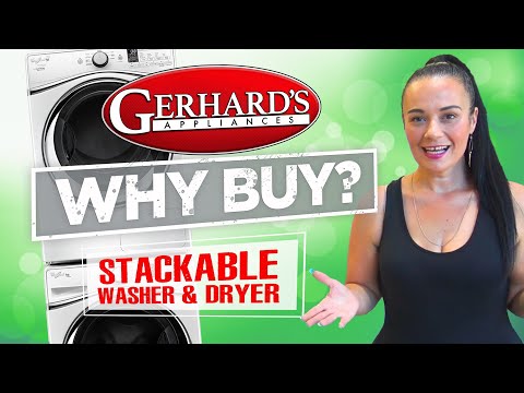 Why Buy a Stackable Washer and Dryer?