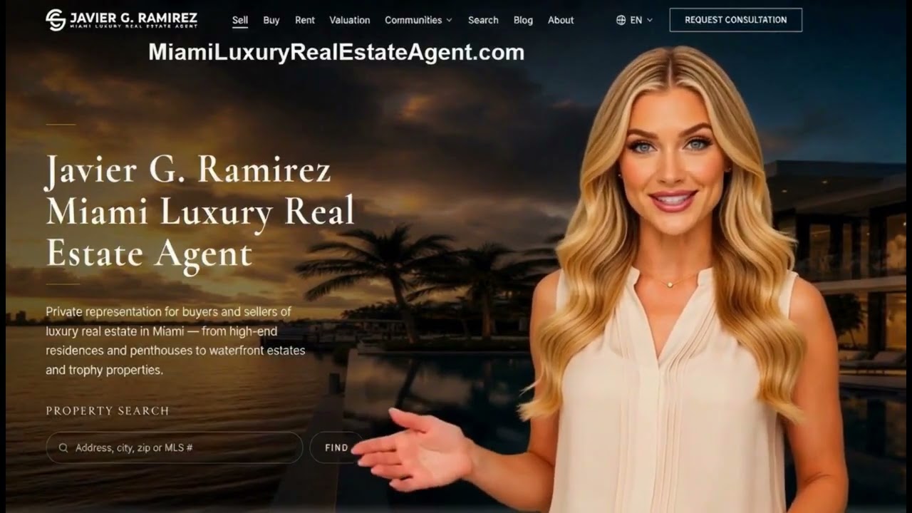 Javier G. Ramirez offers private, data-driven representation for buyers and sellers of high-end