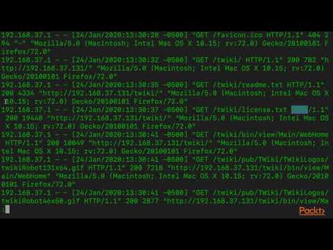 Learn Python for Automating Information Security Reading a Log File | packtpub com - Mind Luster