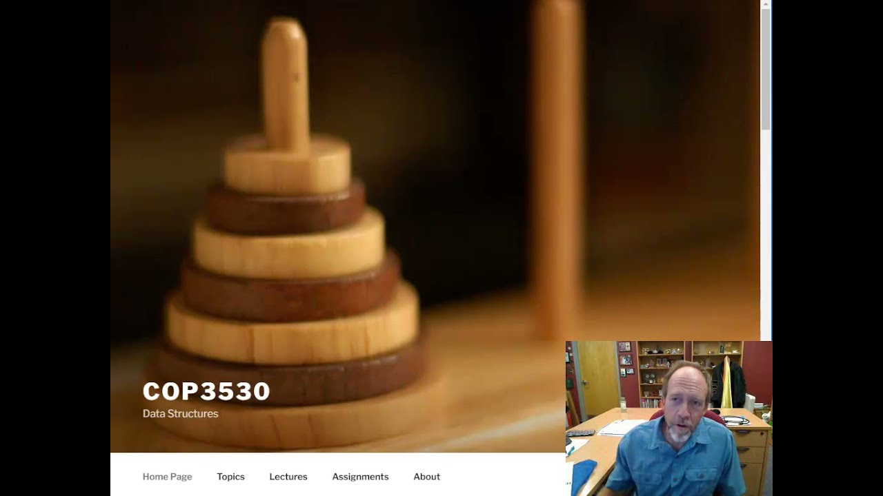 COP3530 Data Structures Welcome Video
