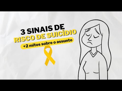 3 SINAIS DE RISCO DE SUICÍDIO + 2 MITOS l Setembro Amarelo
