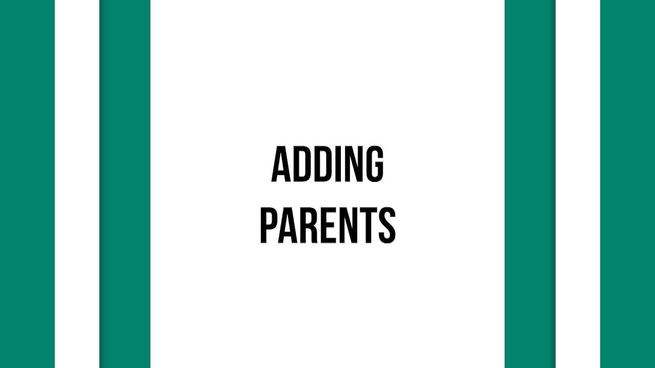 GameChanger - Adding Parents