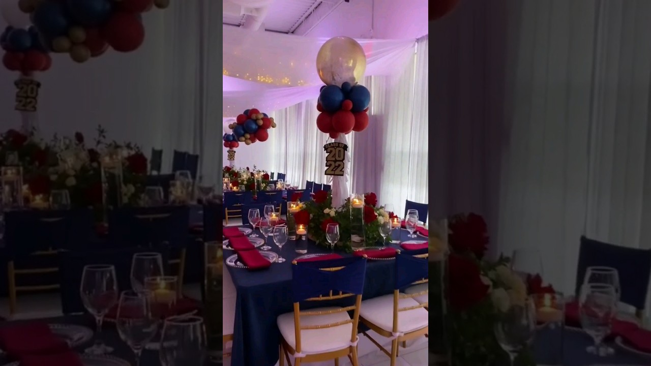 Graduation Party Decor #graduation #decoration #tablescape #decor #viral #trending #event #party