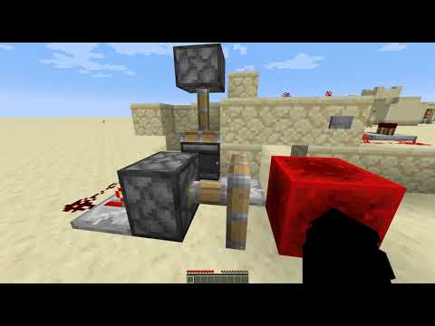 Redstone Button Door Thing 1.14.3/1.14.4 Minecraft Project