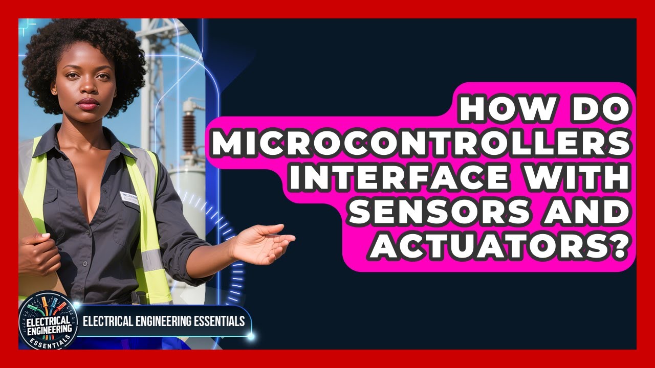 How Do Microcontrollers Interface With Sensors And Actuators?