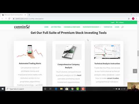 Profit Investing in Marijuana and Hemp Stocks with Cannin's Tools and Algorithmic Trading Models