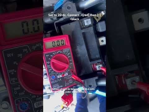 How to check motorcycle battery using multimeter. #motorcyclebattery #harborfreightmultimete
