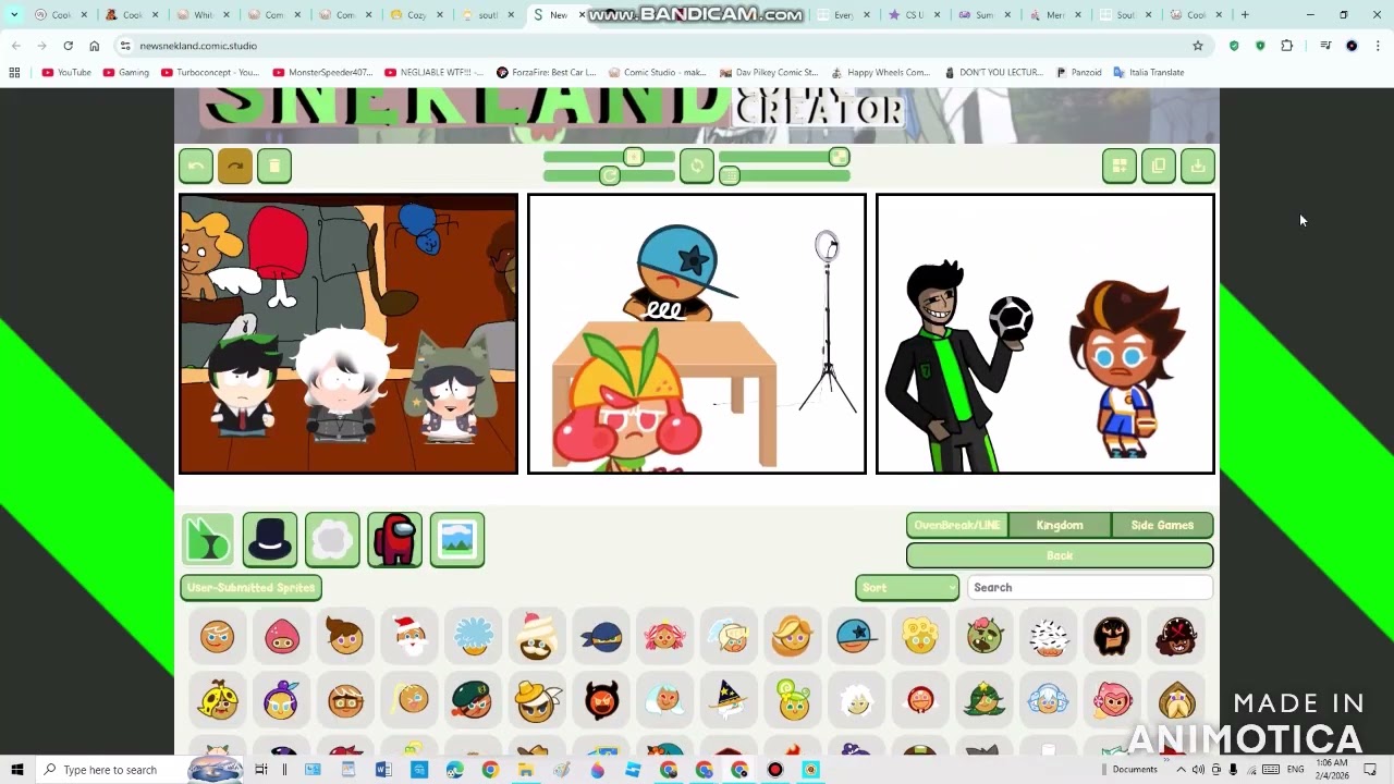 New Snekland Comic Studio was pretty weird because of the scenes of the Alphabet Lore Reference