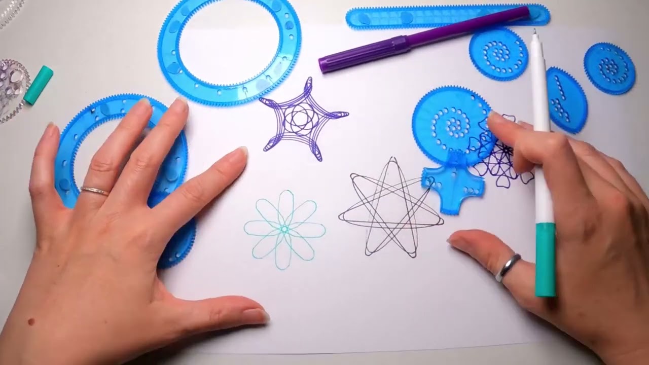 Watch The Original Spirograph Deluxe Set for Kids and Adults – Hypnotic Drawing Fun!