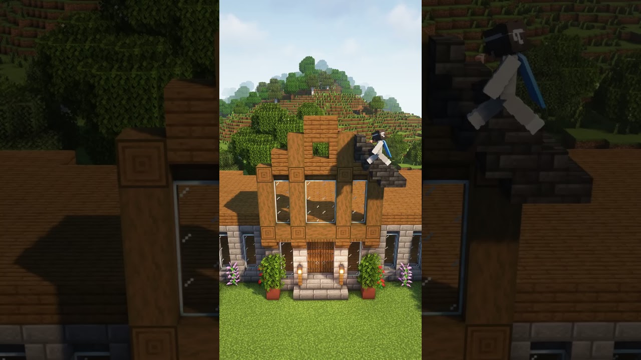 Minecraft Survival Mansion🏠 For Build and No Music #minecraft