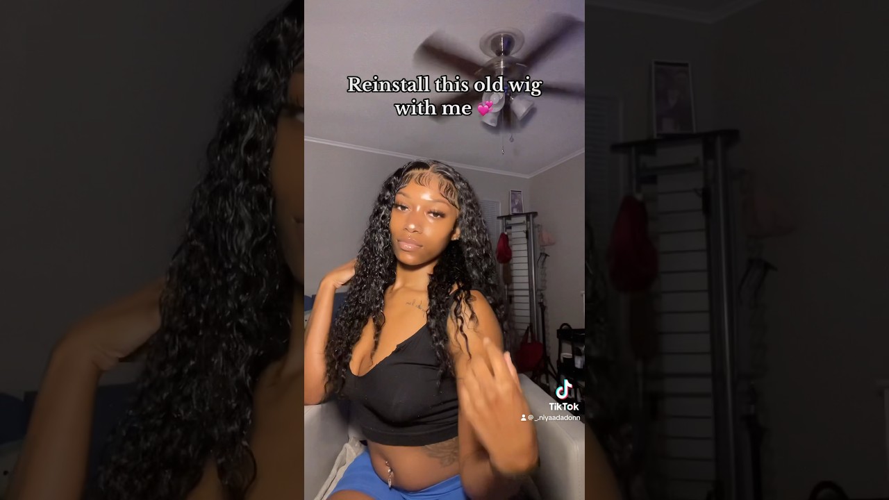Watch me reinstall this old deepwave wig 💕 how did i do? comment below !  #wiginstall #deepwavewig