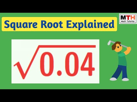 Square Root of 0.04 || Square Root 0.04 Explained