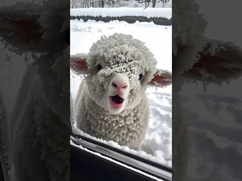 Fruit Frenzy! AI Lambโs Tasty Surprise! #funny #cut #sheep #cute