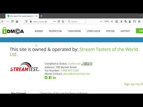 How to check your website profile at dmca.com (free)
