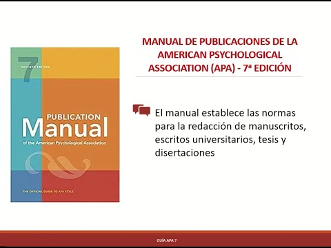 Estilo APA: Referencias