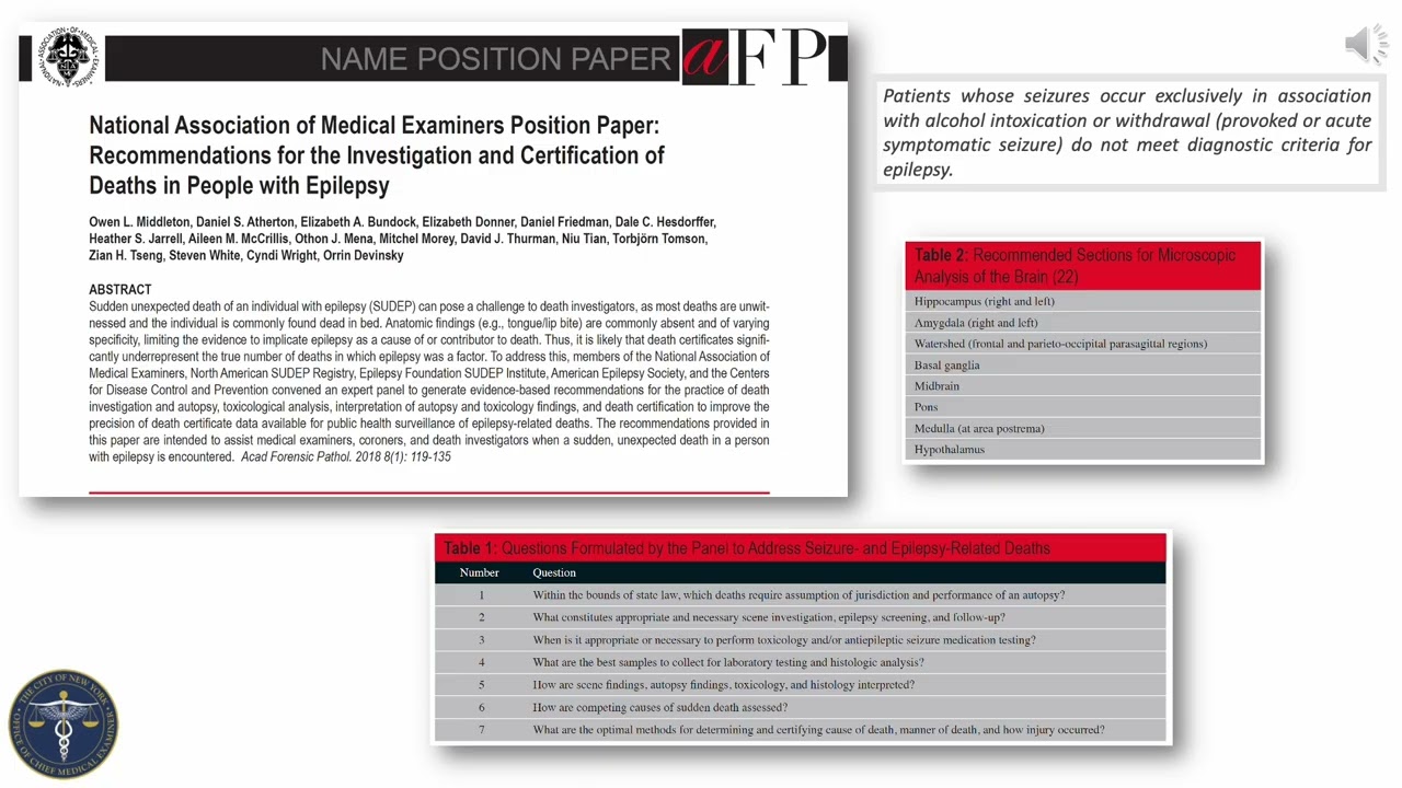 A Forensic Pathologist's Approach to Molecular Autopsy