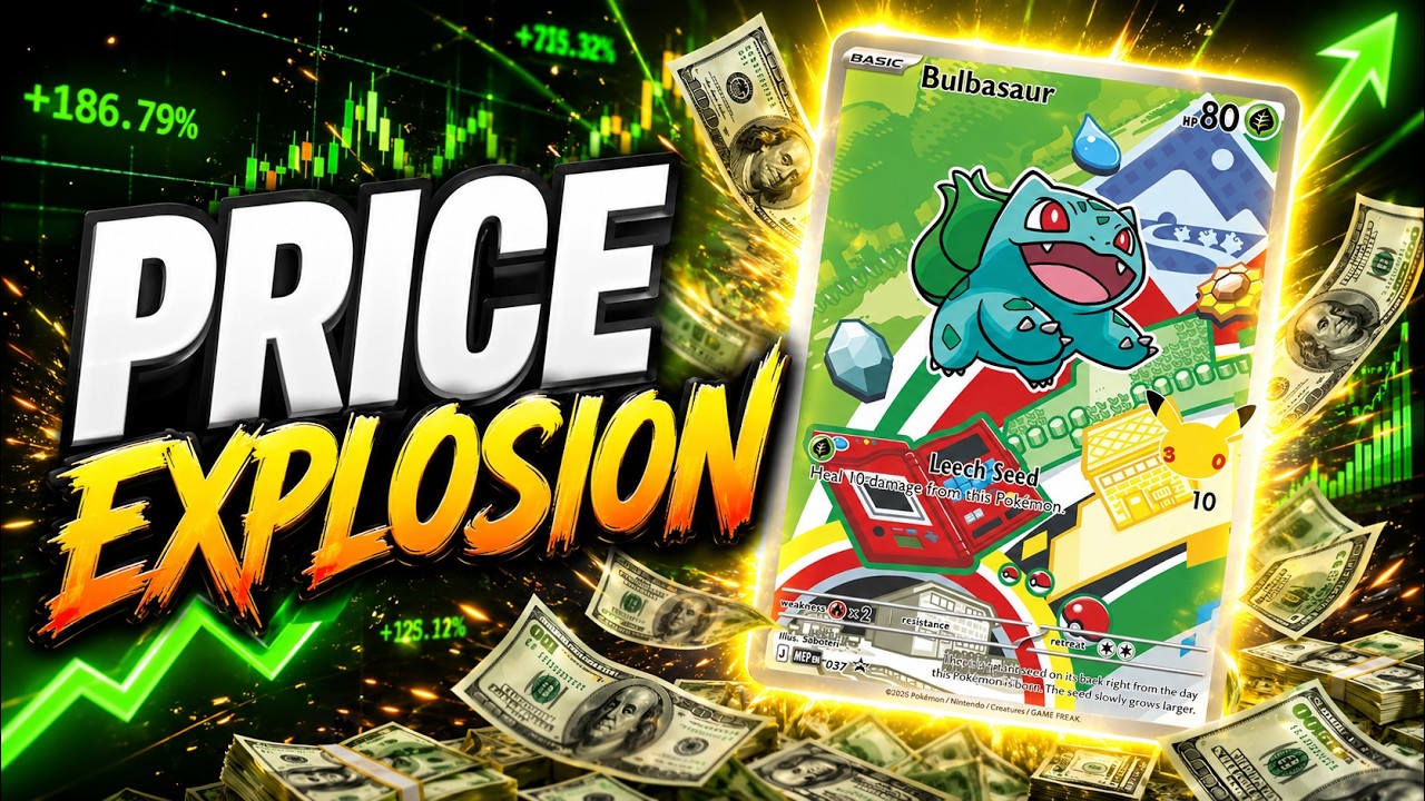 PRICE EXPLOSION! This Bulbasaur Promo Just SKYROCKETED in Value! New Pokémon Series 1 King!