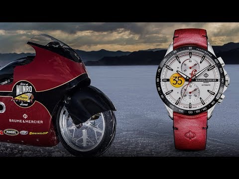 Baume & Mercier presents the Clifton Club Burt Munro Tribute edition