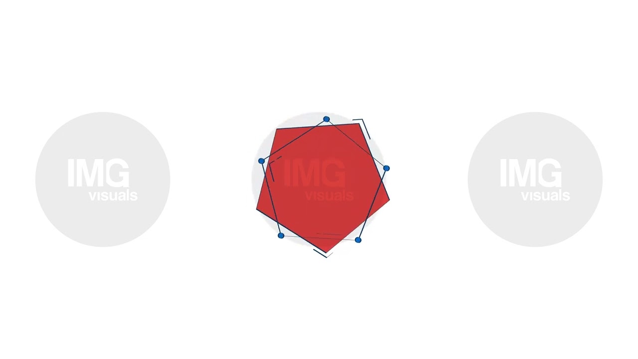 Polygon chart with connected data points 2D object doodle animation