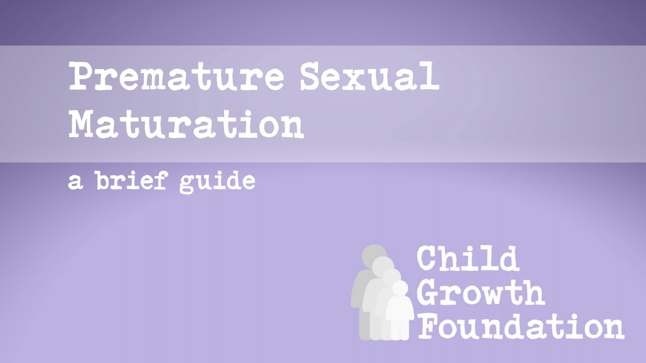 Premature Sexual Maturation Presentation: A brief guide to precocious puberty