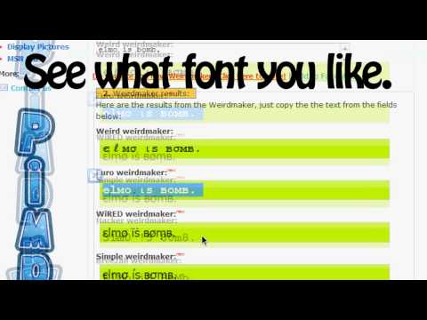 Channel Tutorial | Copy & Paste Symbols/Fonts