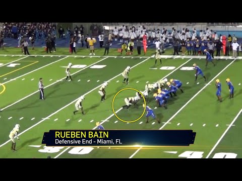 Rueben Bain of Miami Central is a Dominant Presence on the Defensive ...