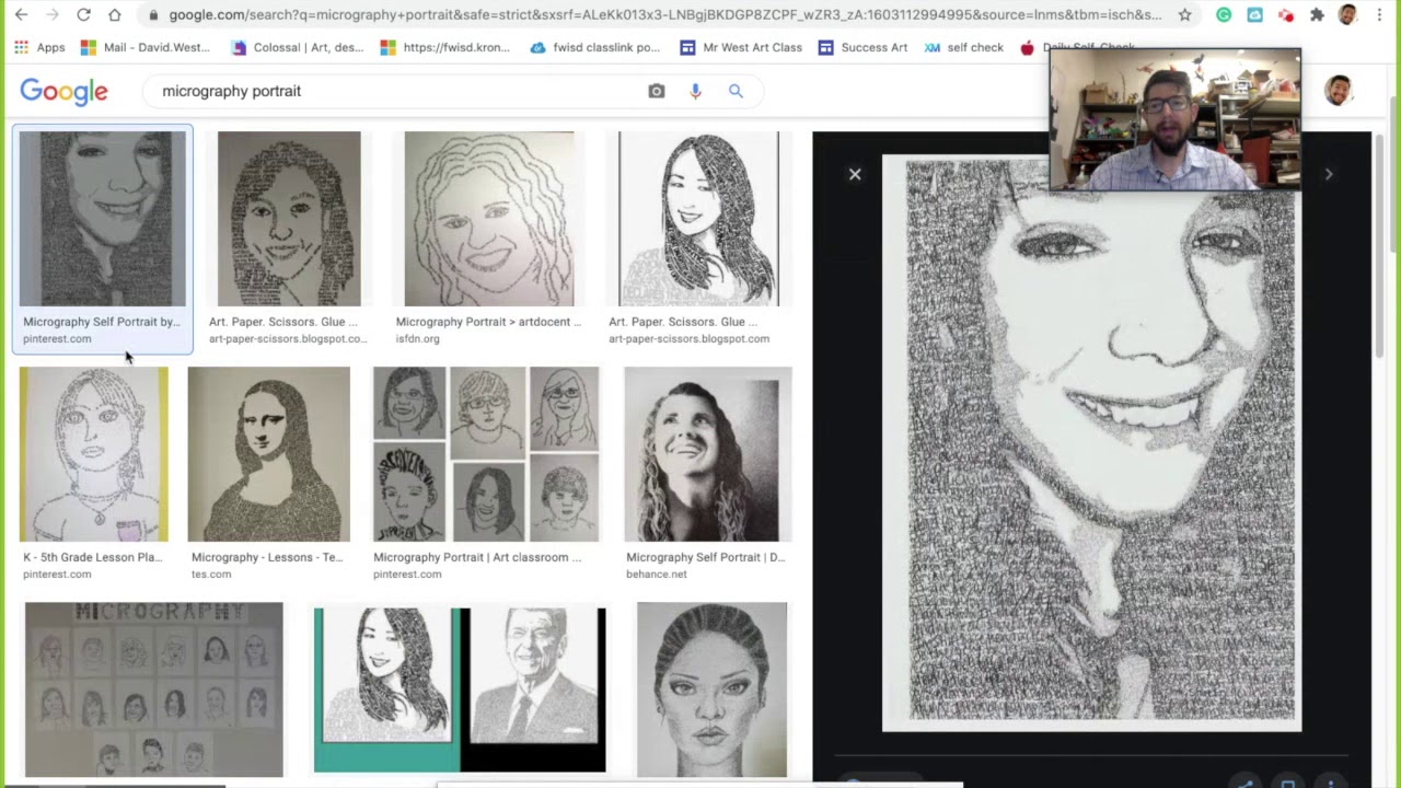 Micrography Self Portrait Intro