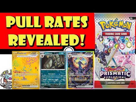 Prismatic Evolutions Pull Rates Revealed! Are Pull Rates REALLY Down!? (Pokémon TCG News)