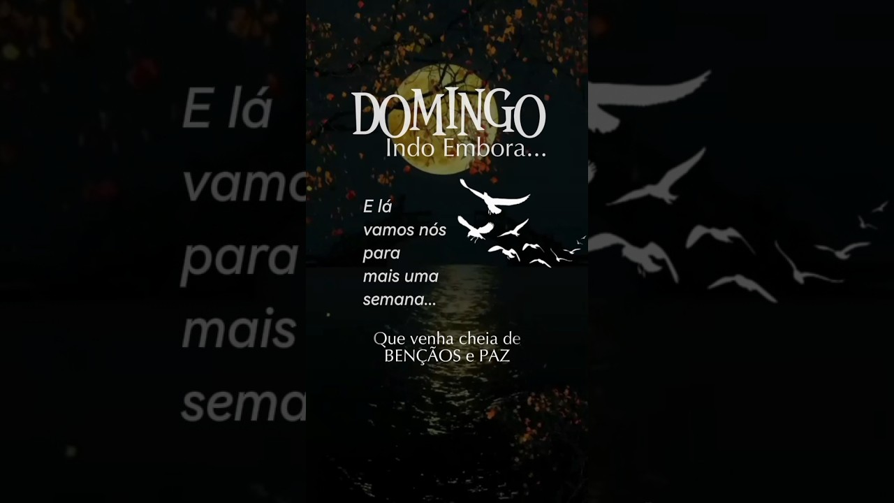 MENSAGEM DE BOA NOITE DOMINGO, VENCIDO PRA GLÓRIA DE DEUS PAI O TODO PODEROSO 💫🙌🙏