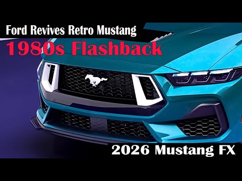 1980s Flashback: The 2026 Mustang FX Revives Bold Fox Body Vibes!