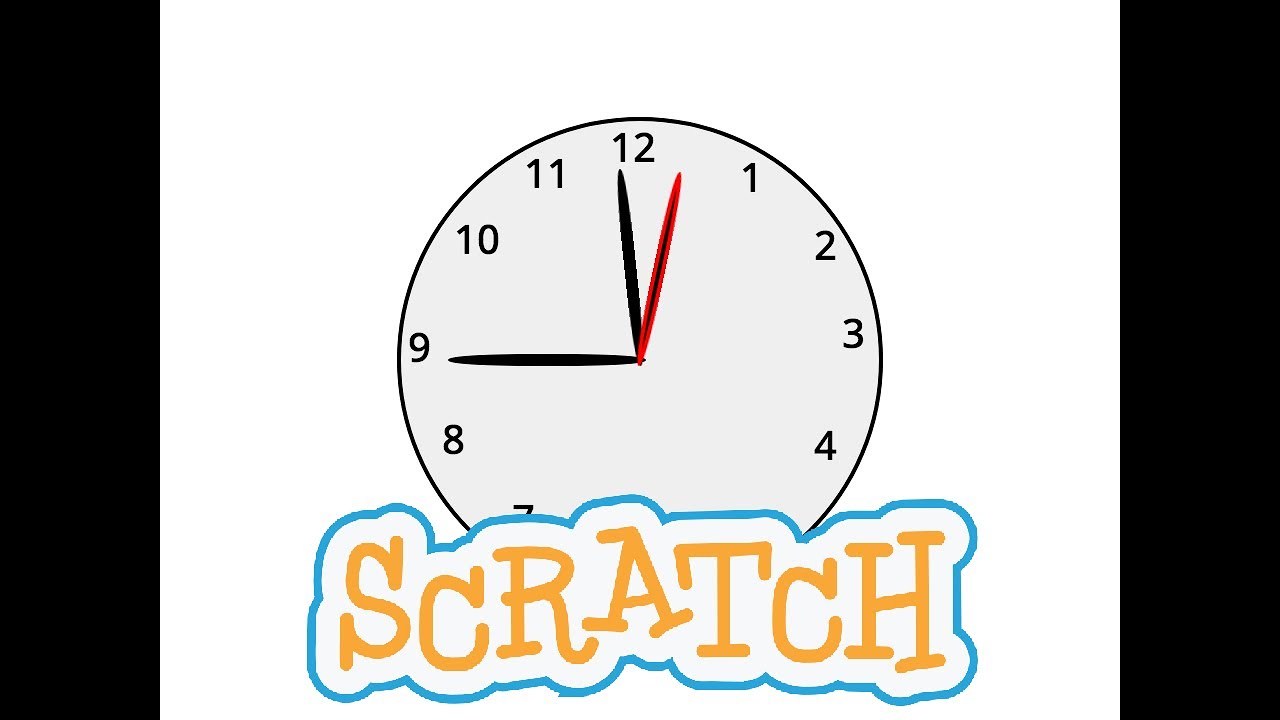 Working Clock in Scratch --EASY--
