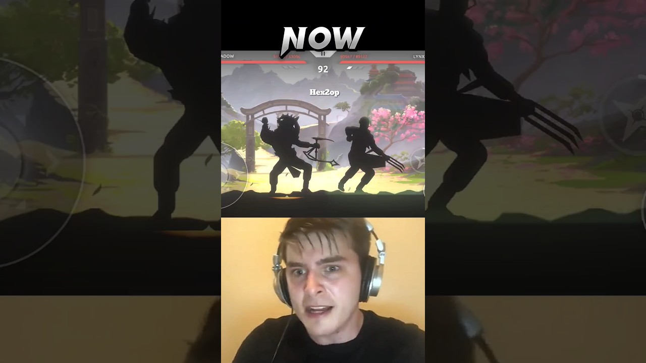 Lynx NOW vs Lynx THEN #shadowfight2 #shadowfightshades #viral