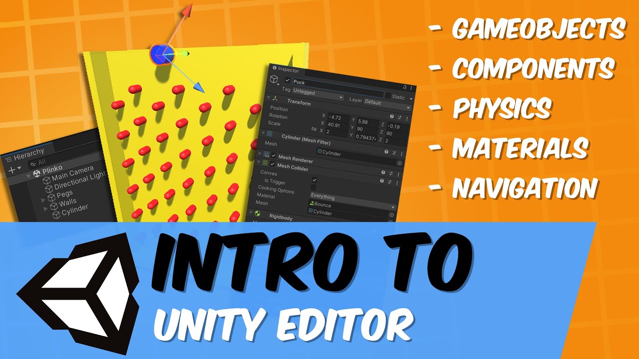 A Quick Intro to the Unity Editor | Unity Beginner Tutorials