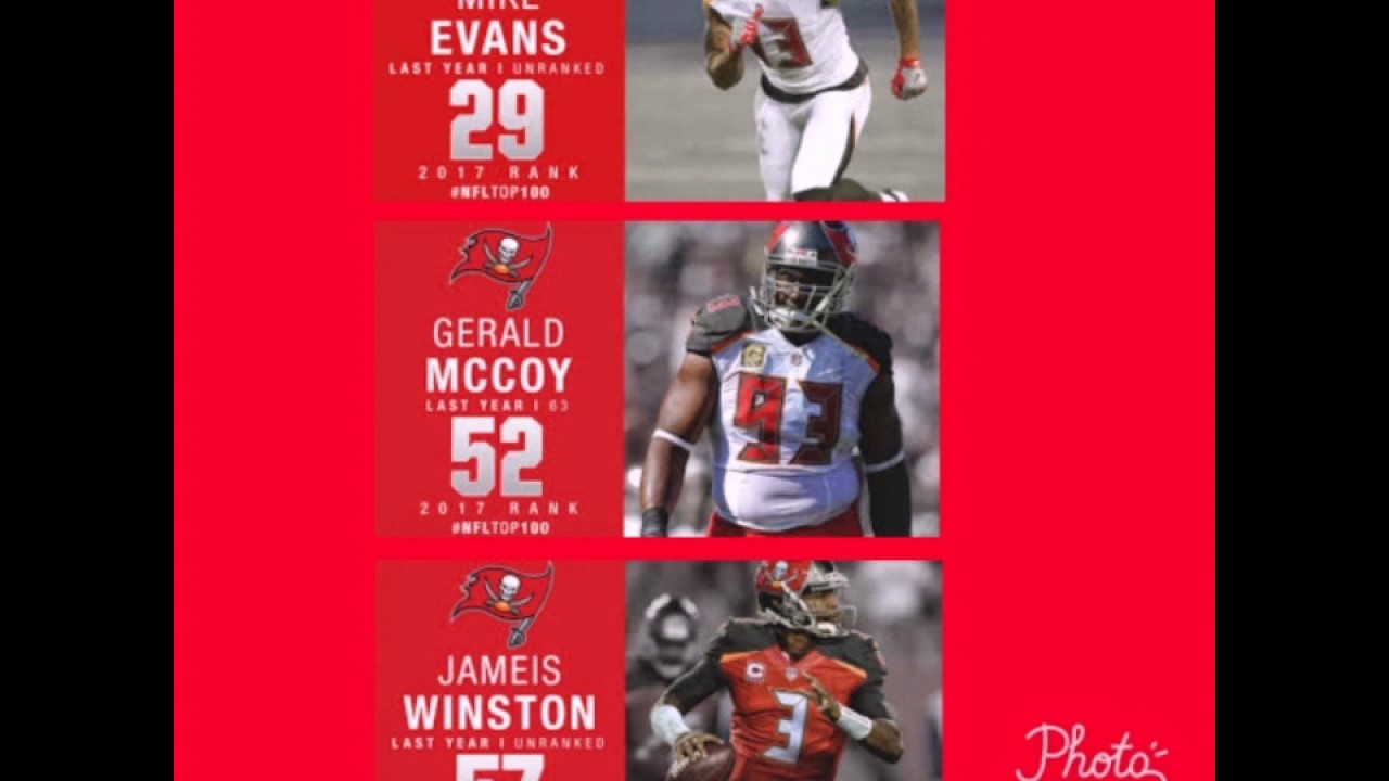 3 Bucs make the NFL Top 100 list!!!