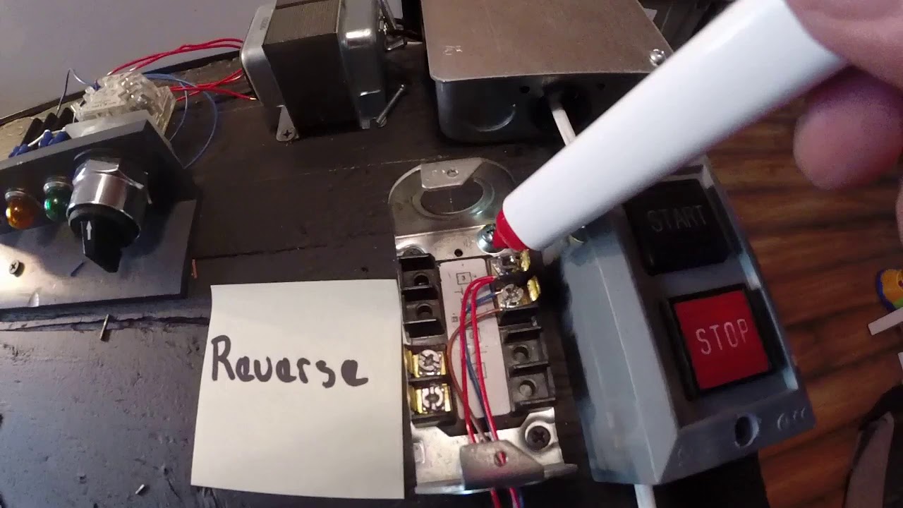 Working forward/reverse contactor by MR.STARK