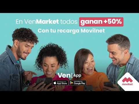 📲 ¡Recarga saldo a tu línea Movilnet con VenApp y recibe un +50% a tu favor! 💜