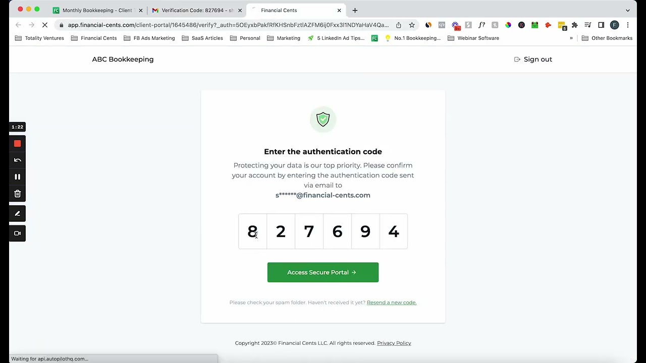 Financial Cents Accounting Client Tasks/Portal Tutorial Overview for Clients