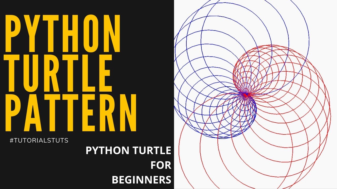 How to draw pattern using Python Turtle | Python turtle graphics tutorial