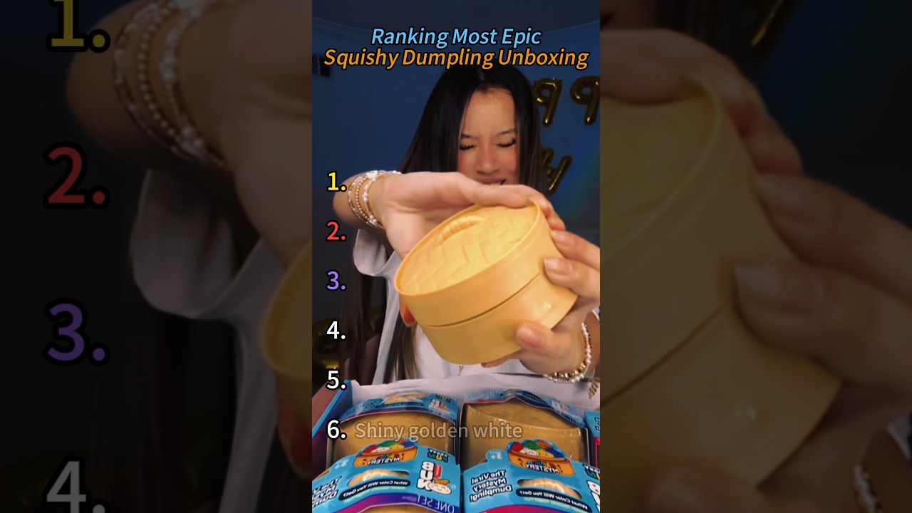 Ranking Most Epic Squishy Dumpling Unboxing