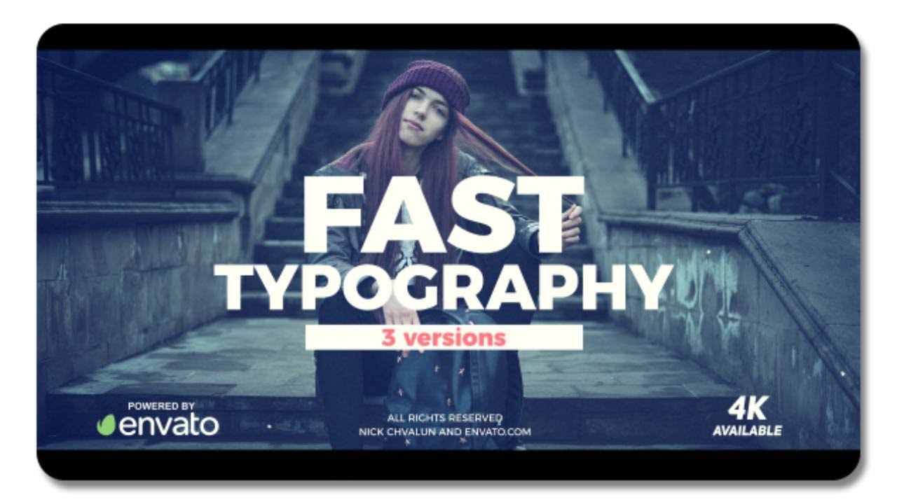 Fast Typography 20694062 | After Effects Template