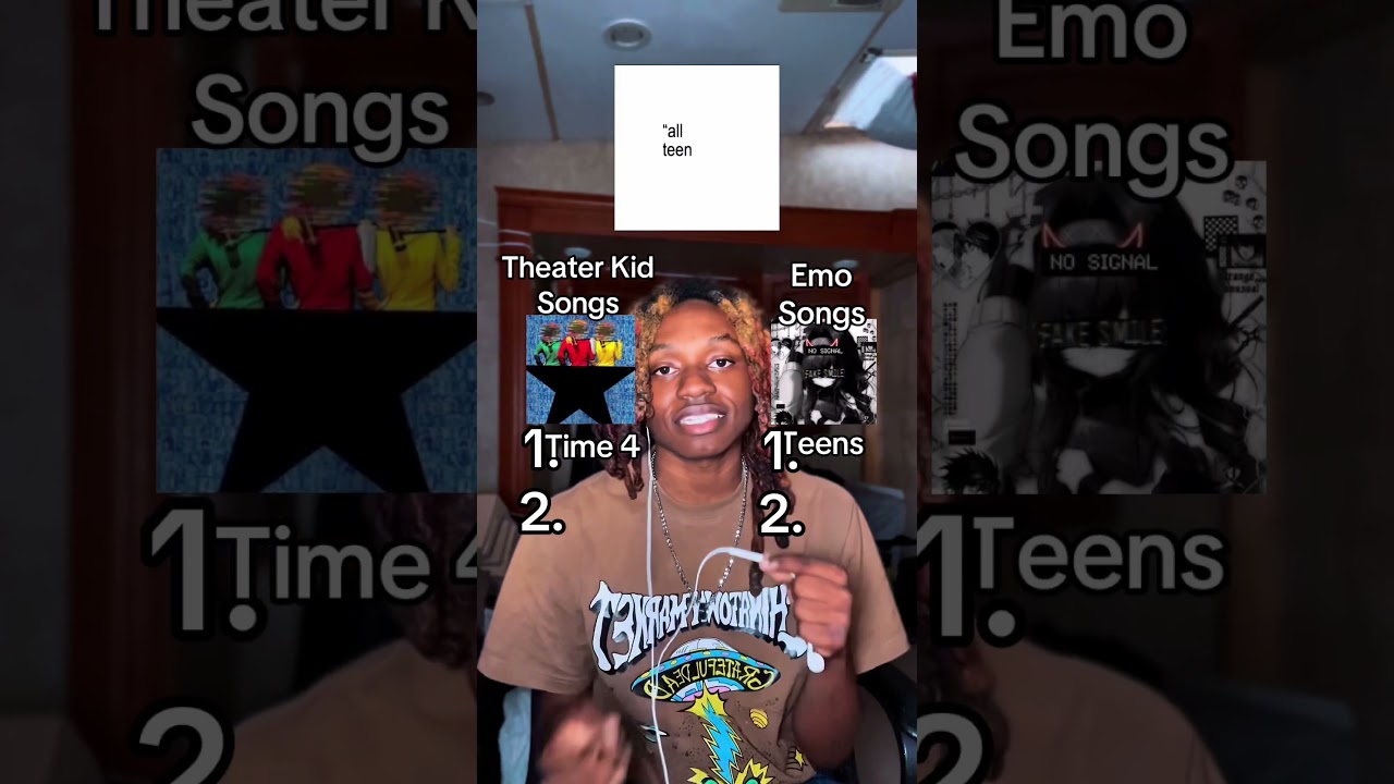 Theater Kid Songs VS Emo Songs #theater #emo #music #quiz