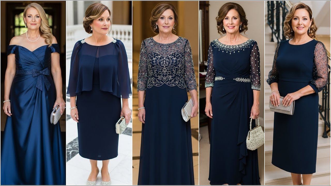 Navy Blue Formal Dresses for Mother of the Groom - Old Navy Dresses for Mother of the Bride Dresses