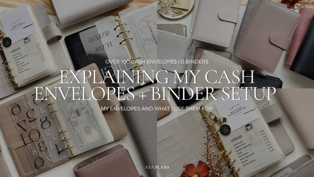 Explaining My ENTIRE Cash Envelope and Binder Setup! Over 100 Envelopes! + 11 Binders