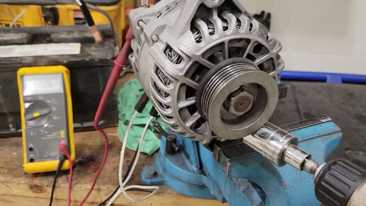 Bench testing a 6G alternator