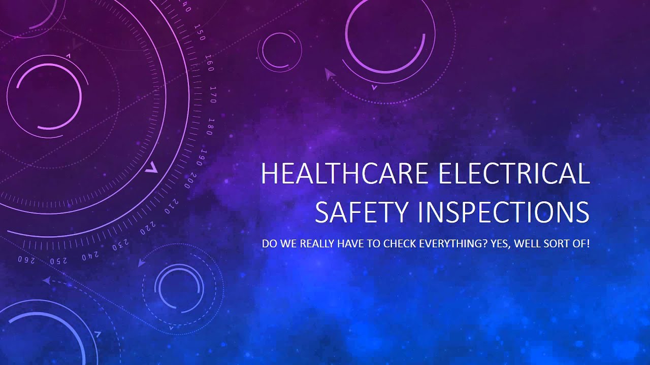 Healthcare Electrical Safety Inspections