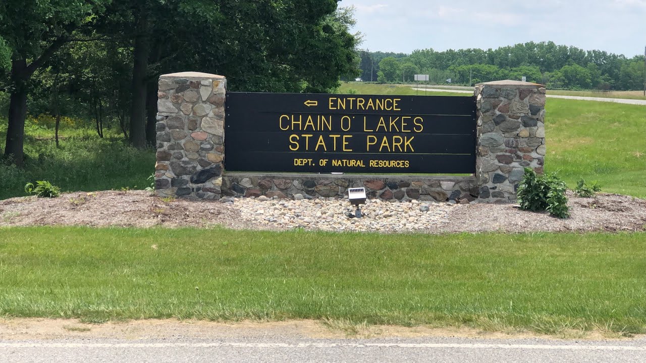 Camping at Chain O Lakes State Park