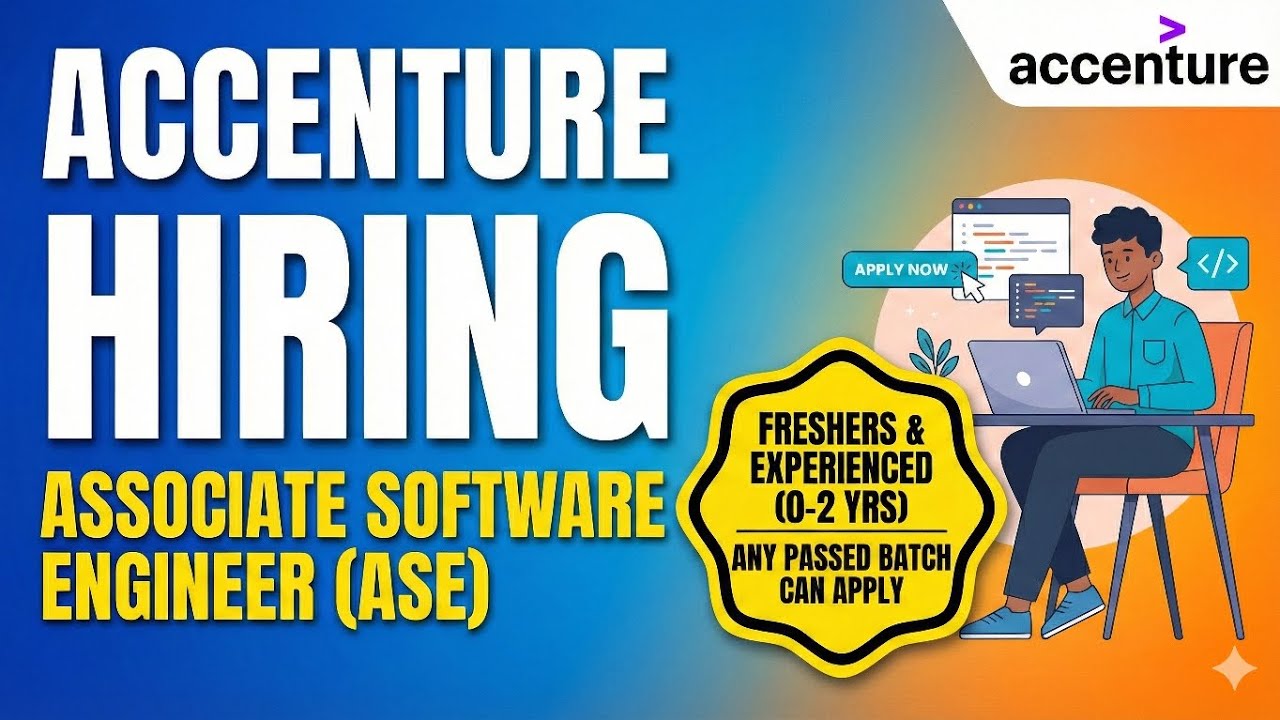 Accenture Hiring 2025 | Associate Software Engineer (ASE) | Eligibility & Exam Pattern  #accenture