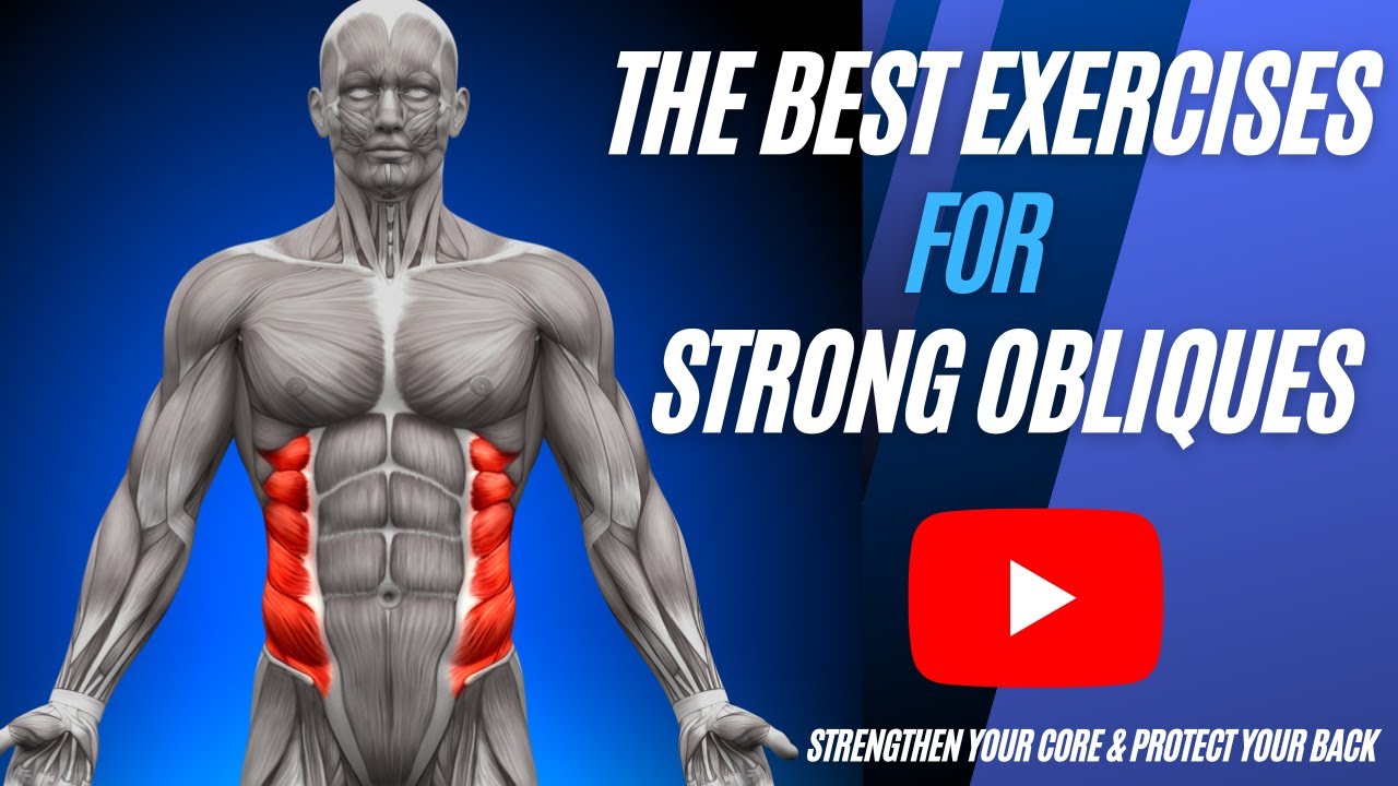 The 3 best exercises to STRENGTHEN your OBLIQUES and protect your BACK!