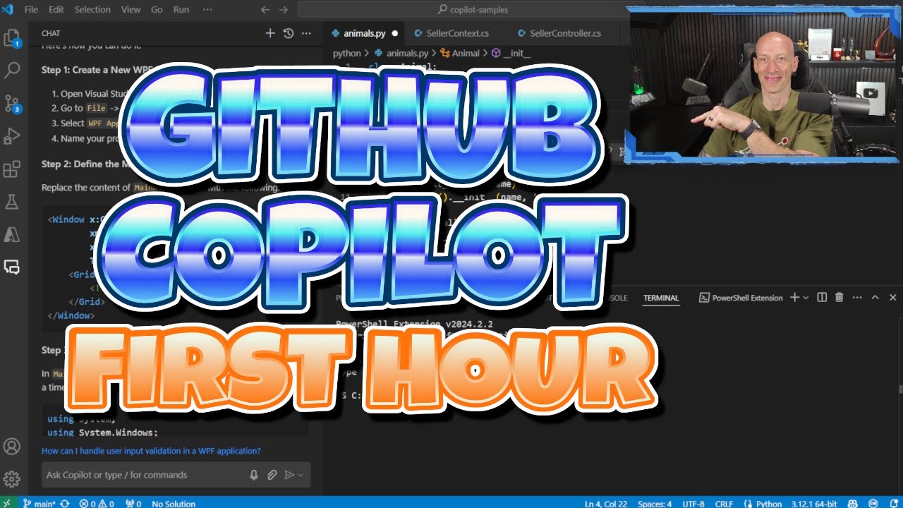 Maximize Productivity: GitHub Copilot First Hour Review