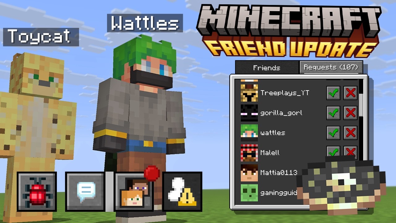 Minecraft’s New Friends System Makes Playing Together So Much Easier